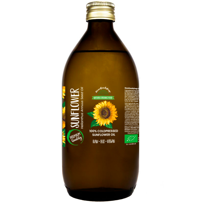 Solrosolja kallpressad EKO 250ml