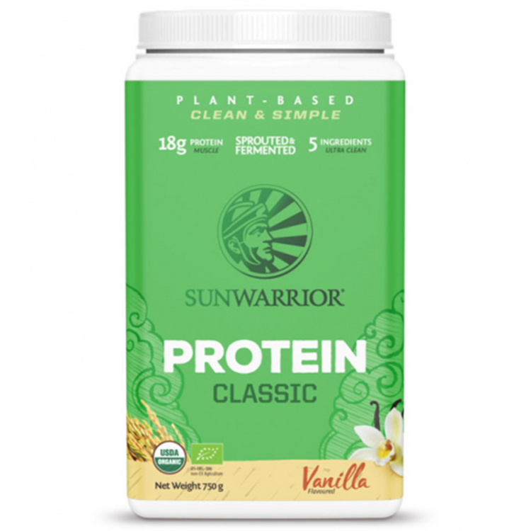 Sunwarrior Classic Vanilj 750g | Proteinpulver - Kosttillskott